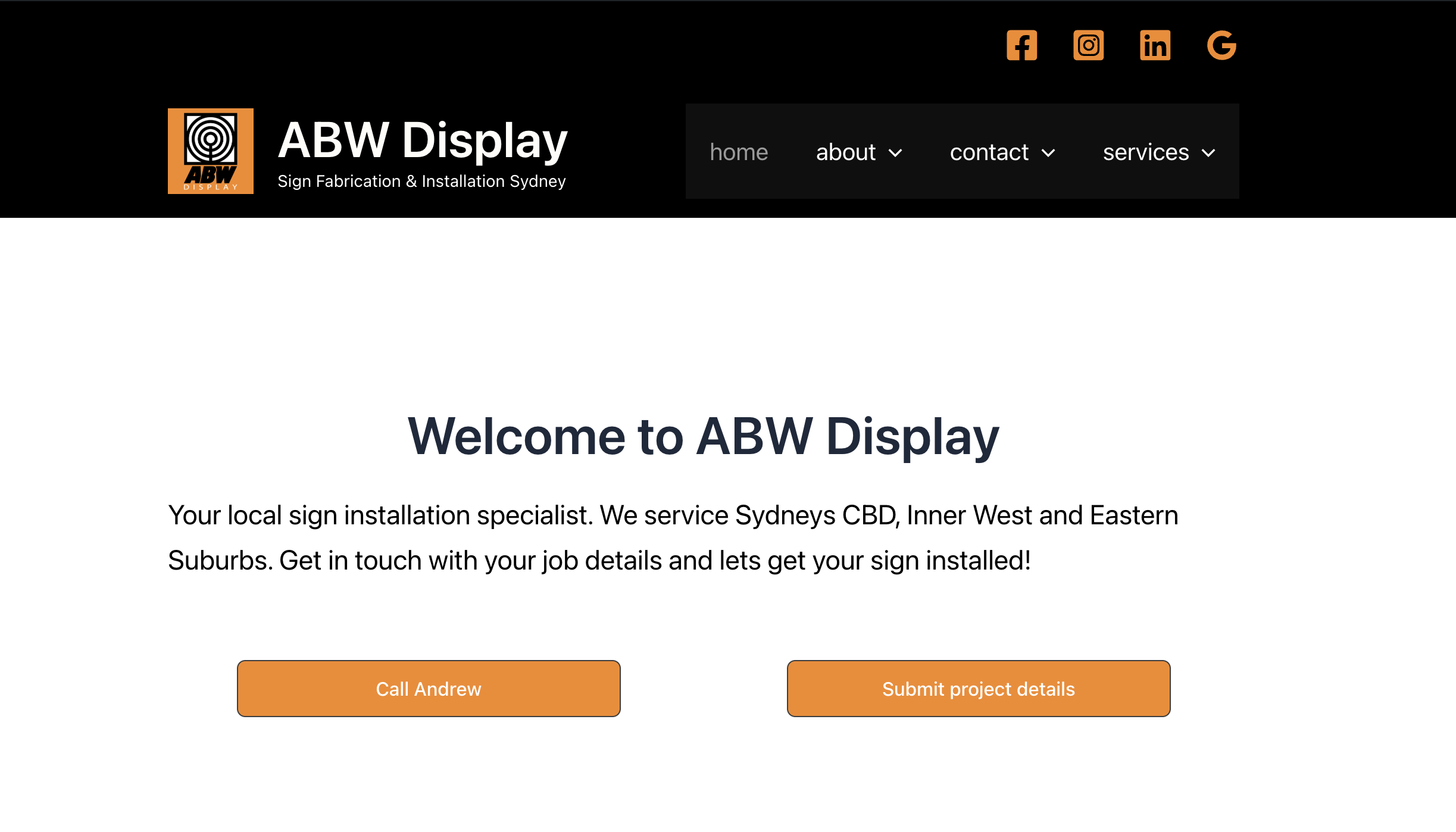 Welcome to ABW Display | Sign Fabrication & Installation Sydney